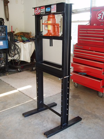 Homemade Hydraulic Press - Plans and Dimensions Included – Corvette ...